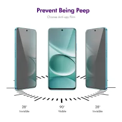 Protection écran Xiaomi Redmi Note 15 Pro 5G Anti-Espion 2.5D Contour